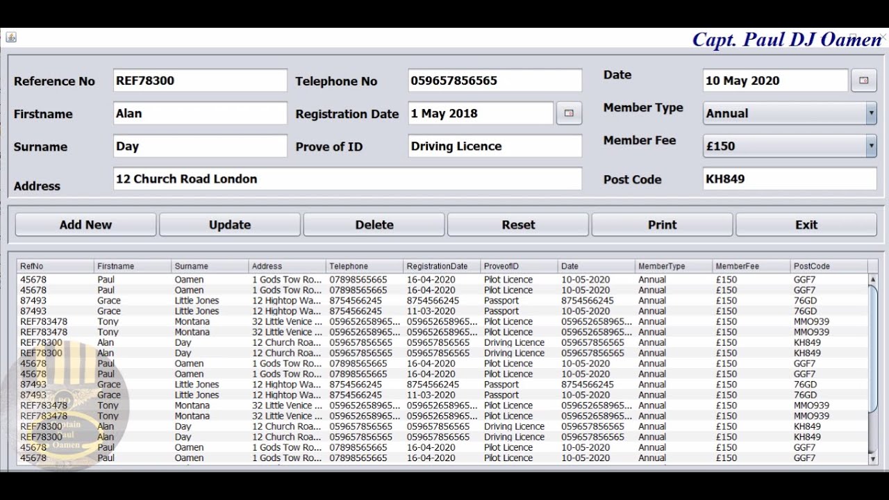 How to Create a Data Entry Form with SQL Database in Java NetBeans - Full Tutorial