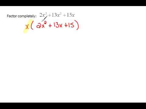 Product/Sum Method part 7 11.3 & 11.4