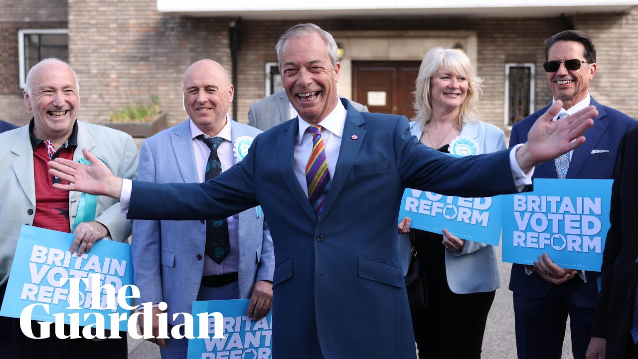 Nigel Farage hails 'truly historic shift' as Reform UK surges in local elections
