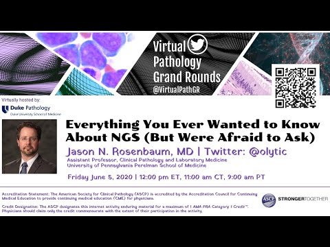 Jason Rosenbaum MD - Virtual Pathology Grand Rounds - June 5, 2020