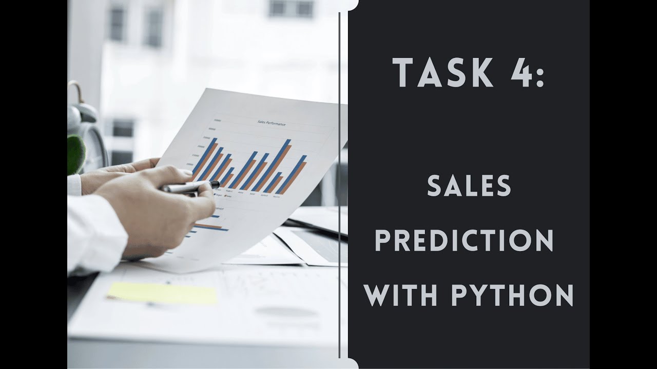 TASK 4: Sales Prediction Using Python | CodSoft