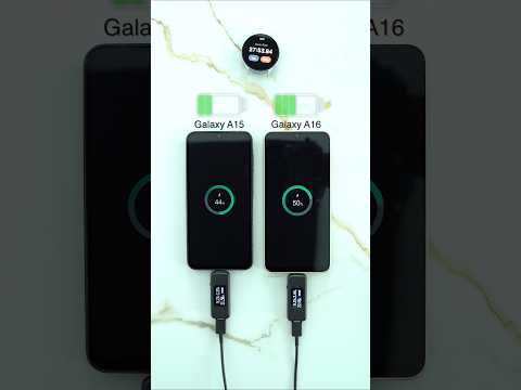 Samsung Galaxy A16 vs Galaxy A15 Charging Test!????????