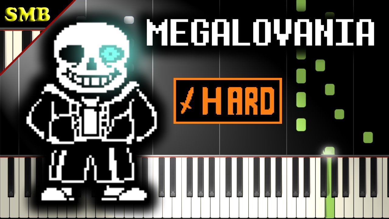 UNDERTALE - MEGALOVANIA - Piano Tutorial