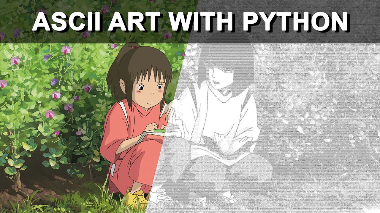 ASCII Art Python: Image transformation into ascii art by using Python