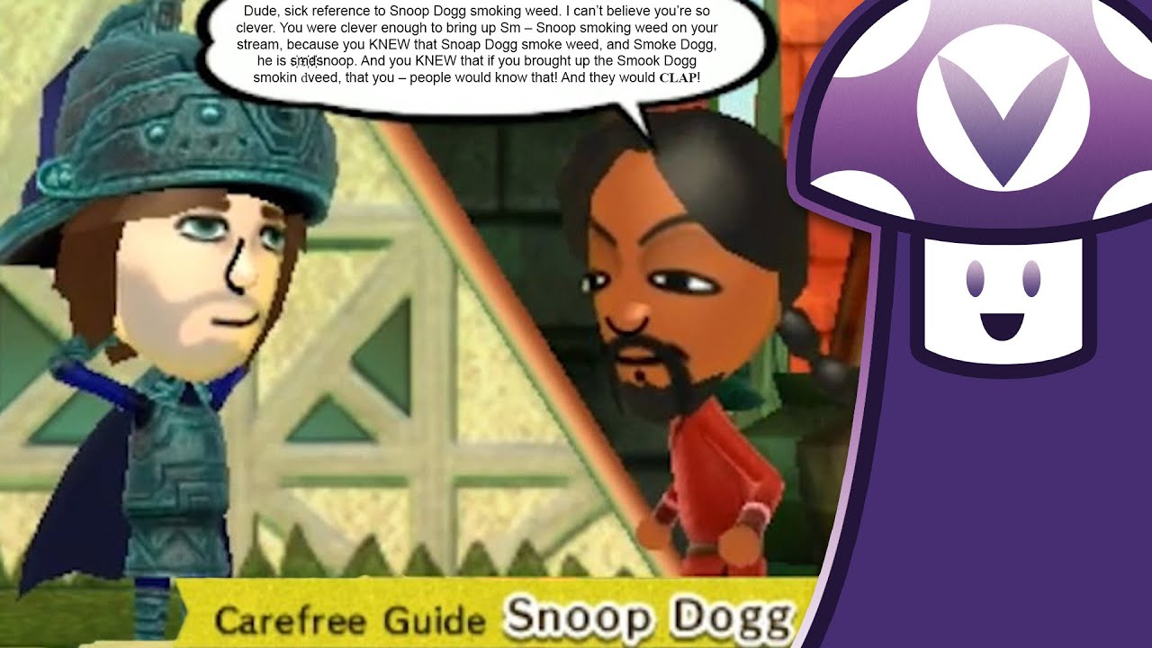 [Vinesauce] Vinny - Dude, sick reference to Snoop Dogg smoking weed