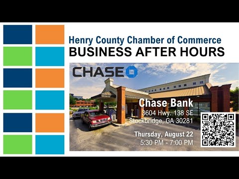 Business After Hours hosted by Chase Bank, August 23, 2024