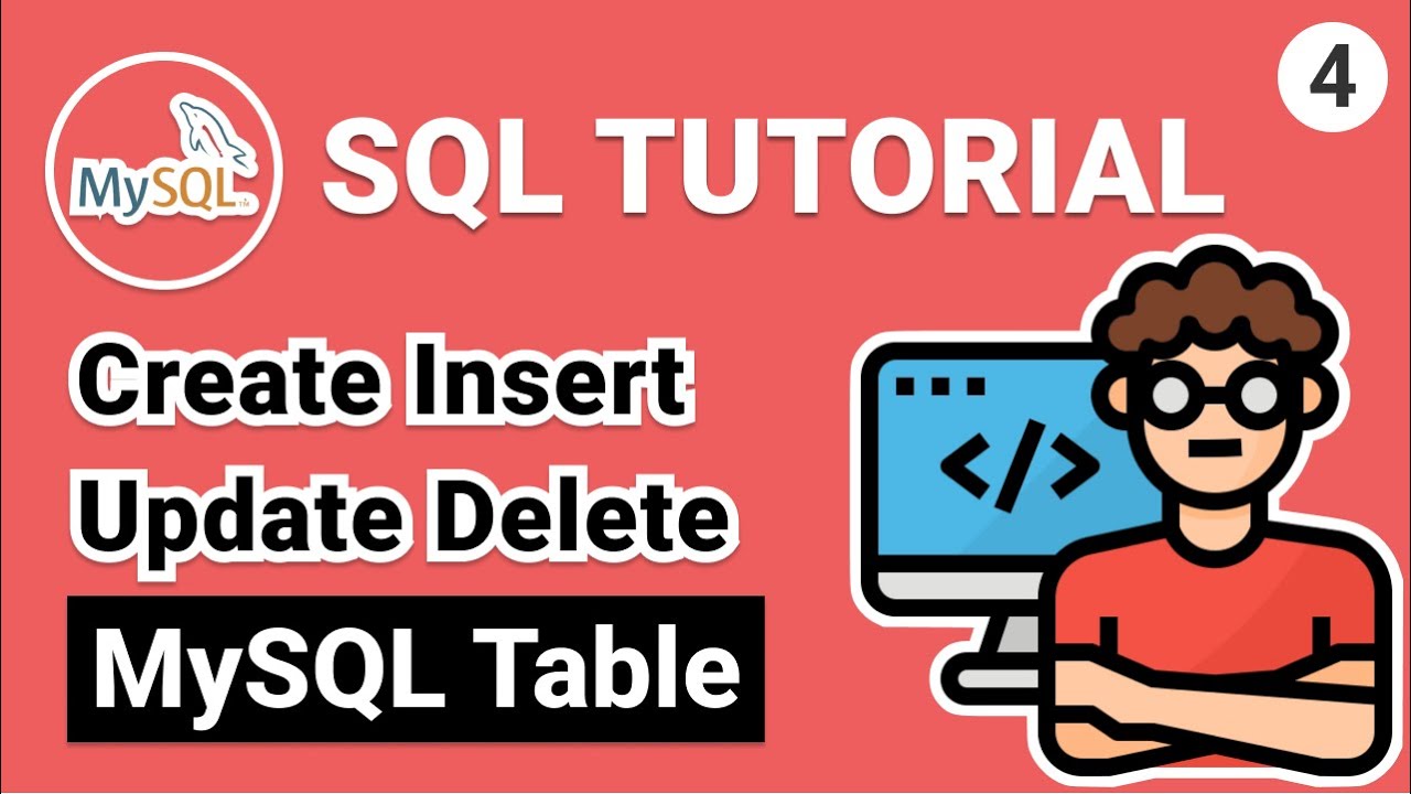Create Insert Update Delete Drop MySQL Table | SQL Tutorial For Beginners (MySQL)