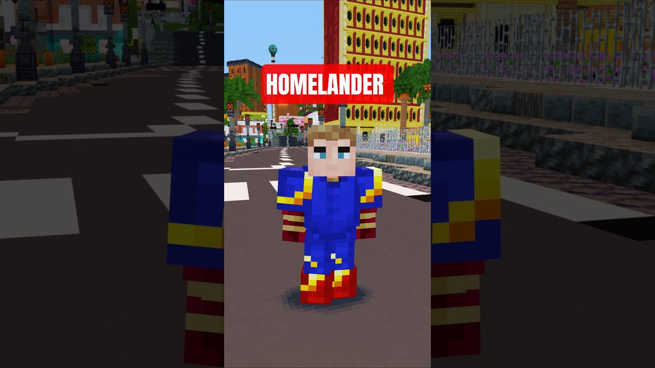 Minecraft: Homelander Armor Trim #theboys #minecraft