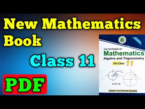 New mathematics book pdf class 11 | first year New mathematics book pdf | 2023 to 2024 New math book