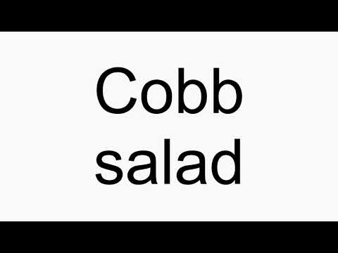 How to pronounce Cobb salad