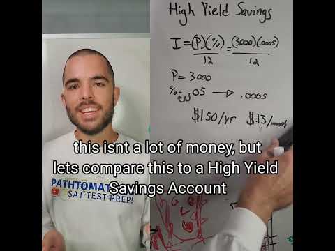 High Yield Savings Accounts: Financial Freedom (Using Math)
