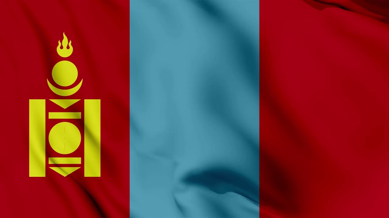 Mongolia Flag Waving Background | HD | FREE DOWNLOAD