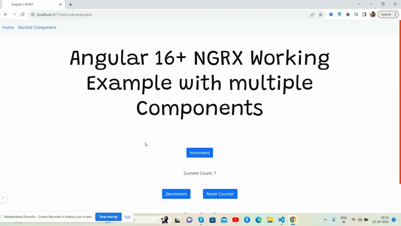 Angular 16+ Data Sharing | State Management Between Components Using NGRX