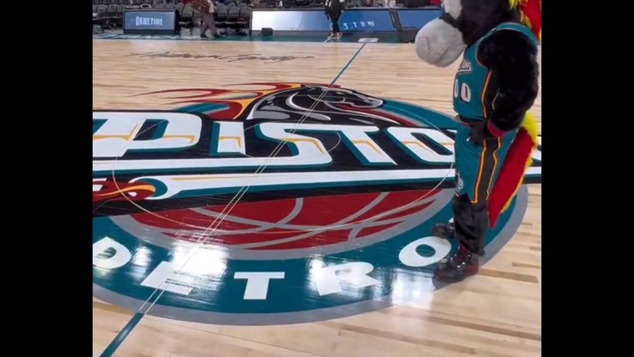 Hooper and the new detroit pistons logo