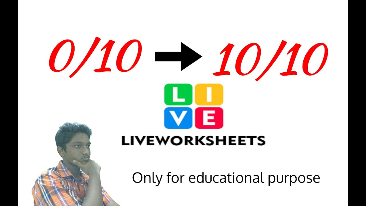 How to change marks in liveworksheet