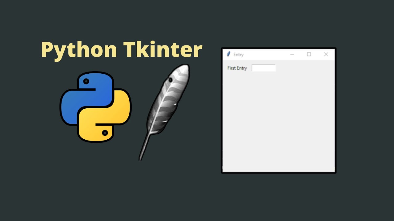 Python Tkinter: How to create an Entry in Tkinter