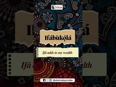 The Hidden Power of Yorùbá Names: Destiny in Every Letter!