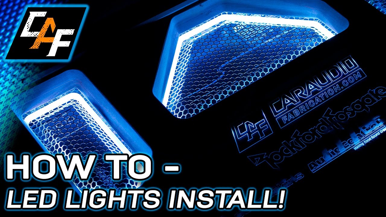 HOW TO Install LED LIGHTS Custom Vehicle Lighting Techniques - CarAudioFabrication