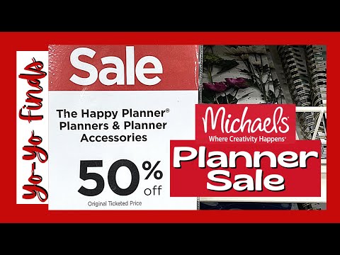 Come see All the Planners & Planner Accessories on Sale at Michael's @Yo-Yo Finds