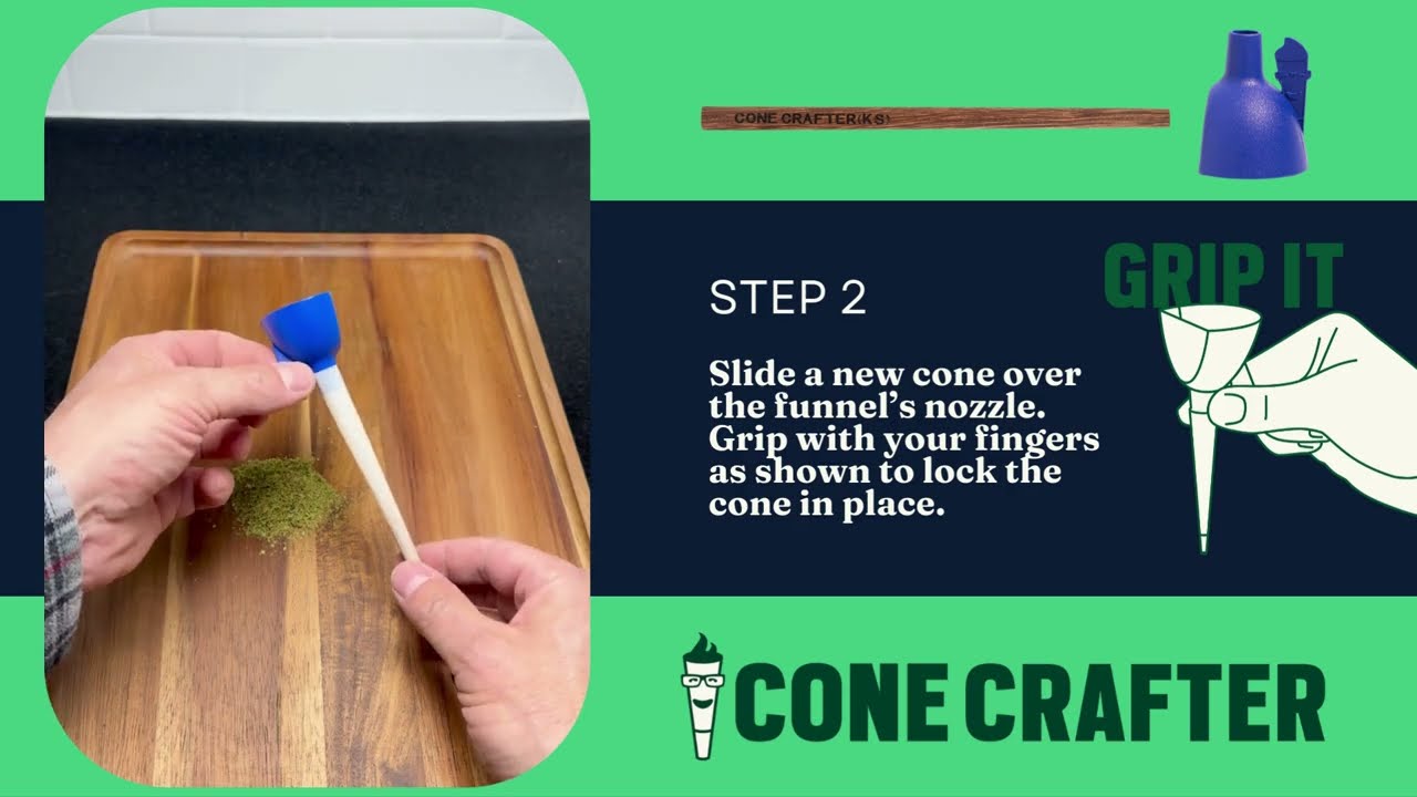 Packing cones made easy, with cone funnels