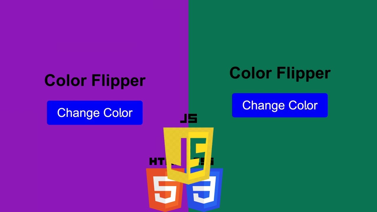 Create a Color Flipper Using JavaScript, HTML, and CSS - Beginner Web Development Project