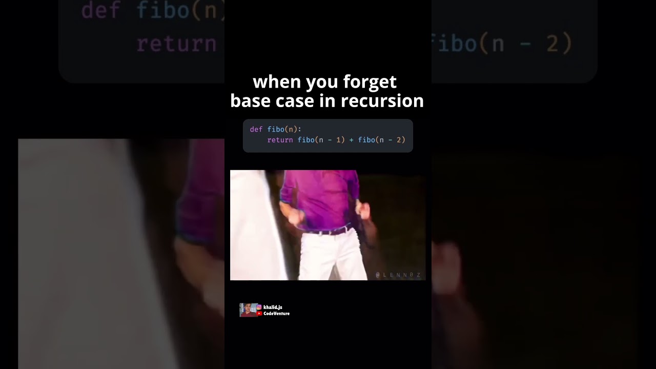 Just stackoverflow error #coding #programming #javascript #python