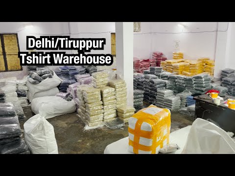 Warehouse Plain T shirt for Custom Printing Business