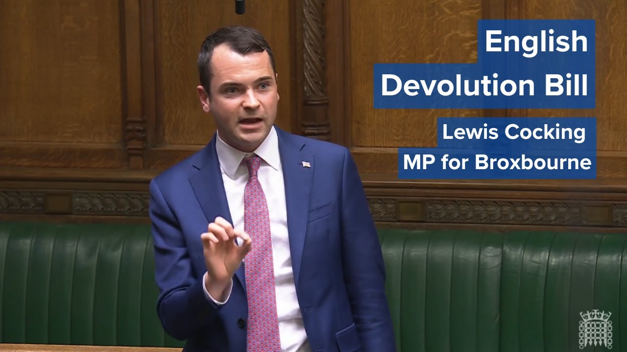 English Devolution Bill | Lewis Cocking MP