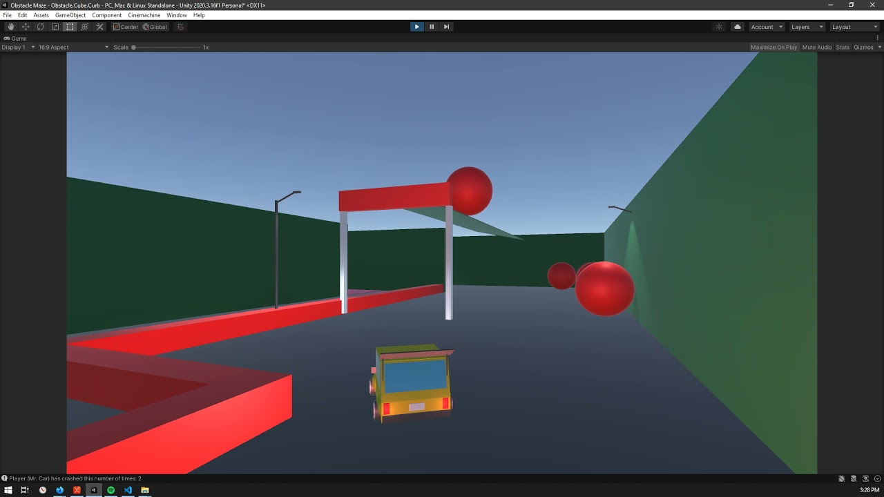 Race Track Obstacle Course - Show - GameDev.tv