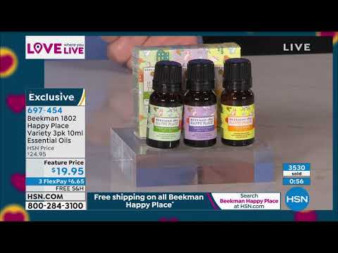 Beekman 1802 Happy Place Variety 3pack of 10ml Essential...