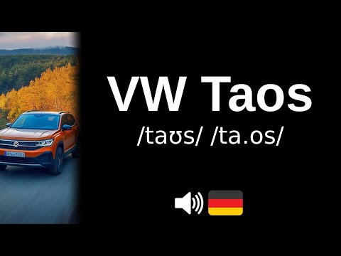 How to pronounce VW Taos (CORRECTLY!)
