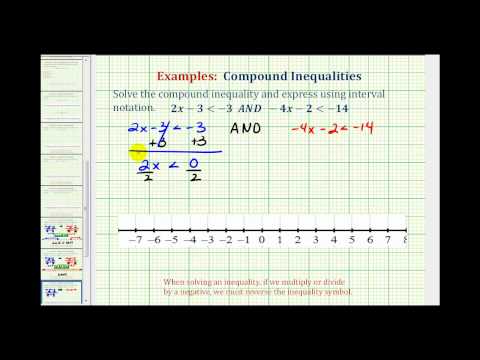Compound Inequality Examples
