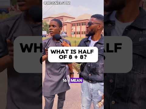 What is half of 8 + 8 ? @topfans #viralvideoシ #trendingreels #reelsfacebook #mathematics
