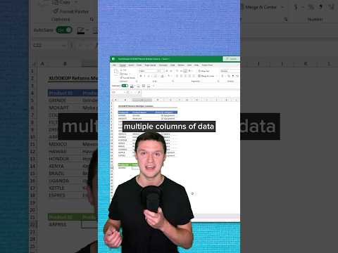 Can XLOOKUP Return Multiple Columns Of Data!? #excel #xlookup