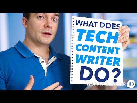 What Does a Tech Content Writer Do?