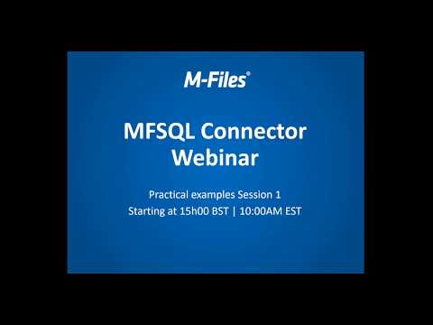 MFSQL Connector Practical examples - Introduction