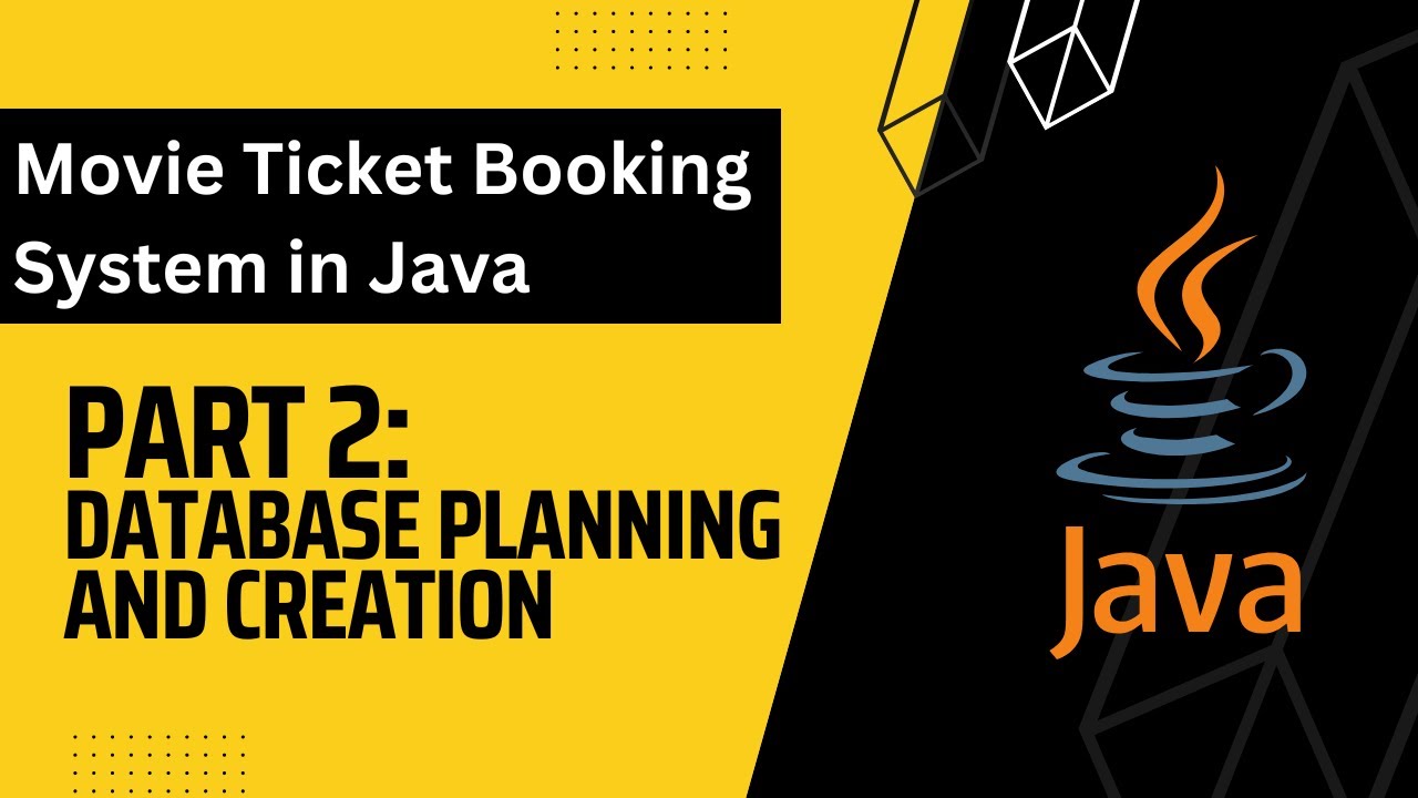 Movie Ticket Booking System in Java part 2 Database structure and creation in MySQL