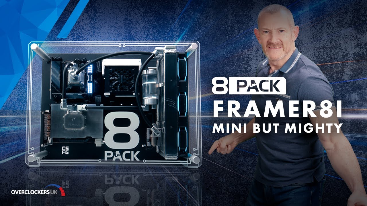 8Pack Frame R8i - AMD Ryzen 9 7950X3D Mini-ITX Extreme Gaming PC | OcUK