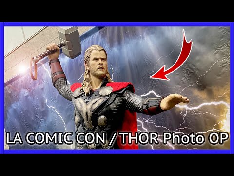THOR PHOTO OP | L.A. COMIC CON 2021. One of the MANY Photo OPs Available at Comic Con LA. 360.