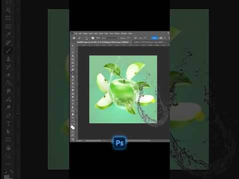 Create Water Splash Brush in Photoshop 📸 #shorts