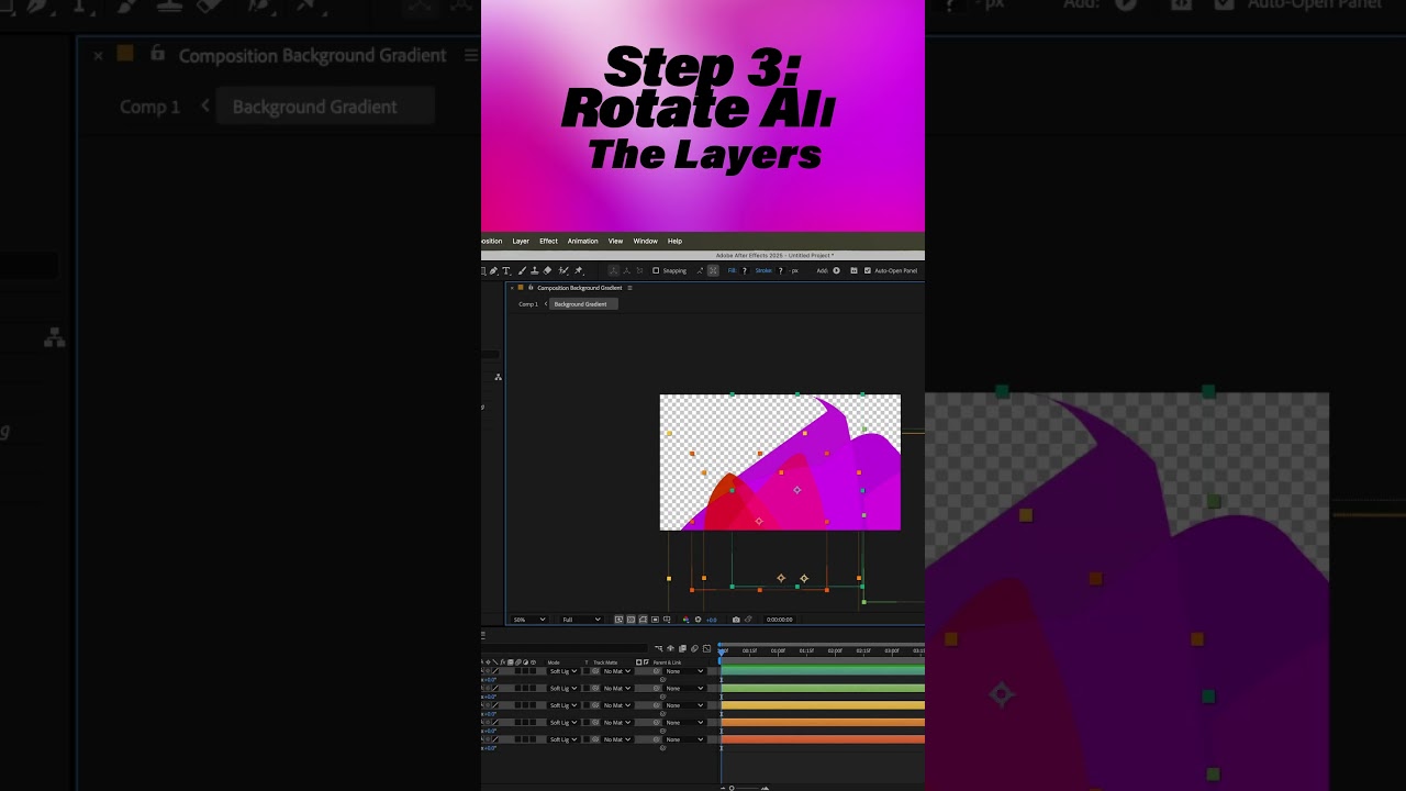Create Animated Gradient in 30 Seconds (Figma + After Effects) #gradient #gradientbackground