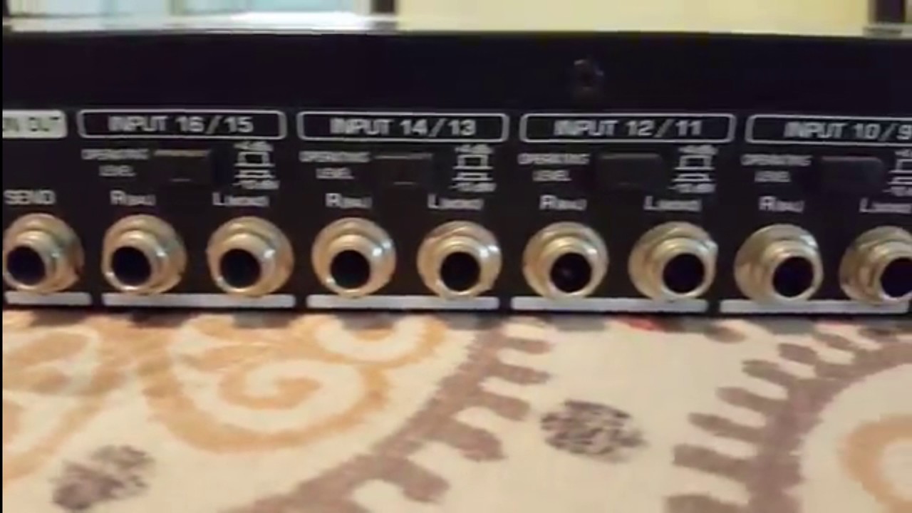 Behringer Eurorack Pro RX1602 V2 рэковый линейный микшер, 16 каналов ...