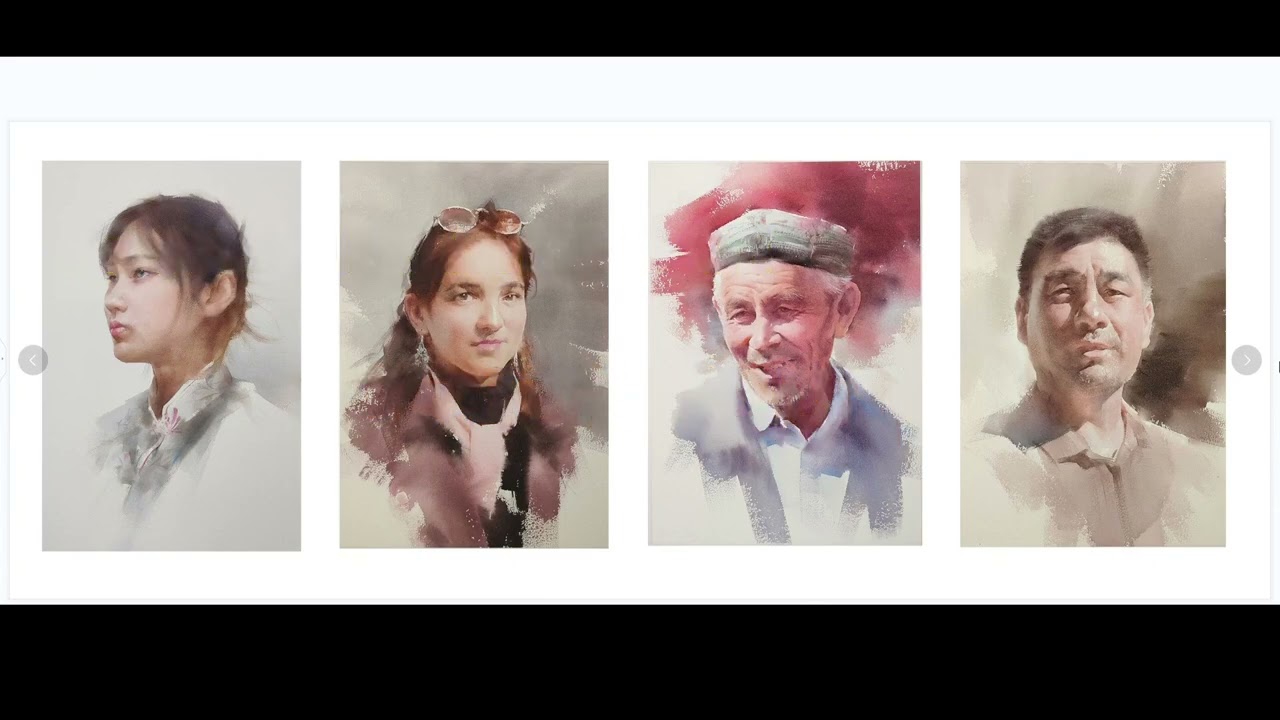 Liu Yi Watercolor Portrait Masterclass: From Basics to Mastery