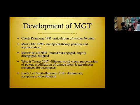 Introduction to Muted Group Theory