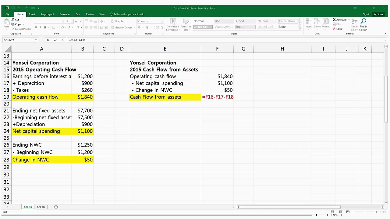 4.2 Cash Flow Calculation - Valuation for Startups Using Multiple Approach