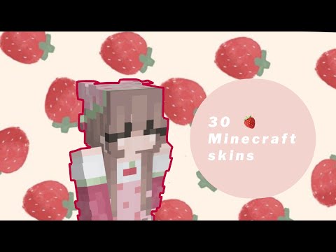 30 Strawberry Minecraft skins for girls! π