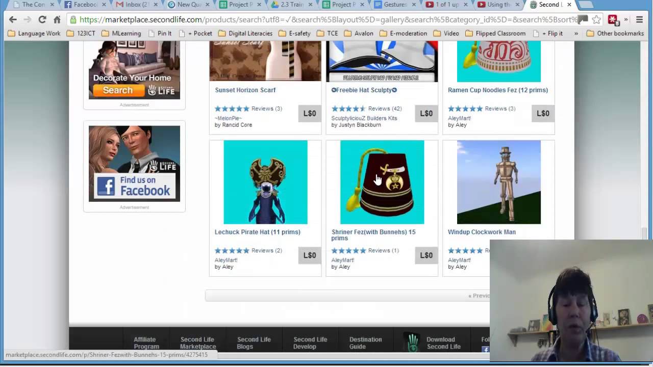 Obtaining props from Second Life Marketplace