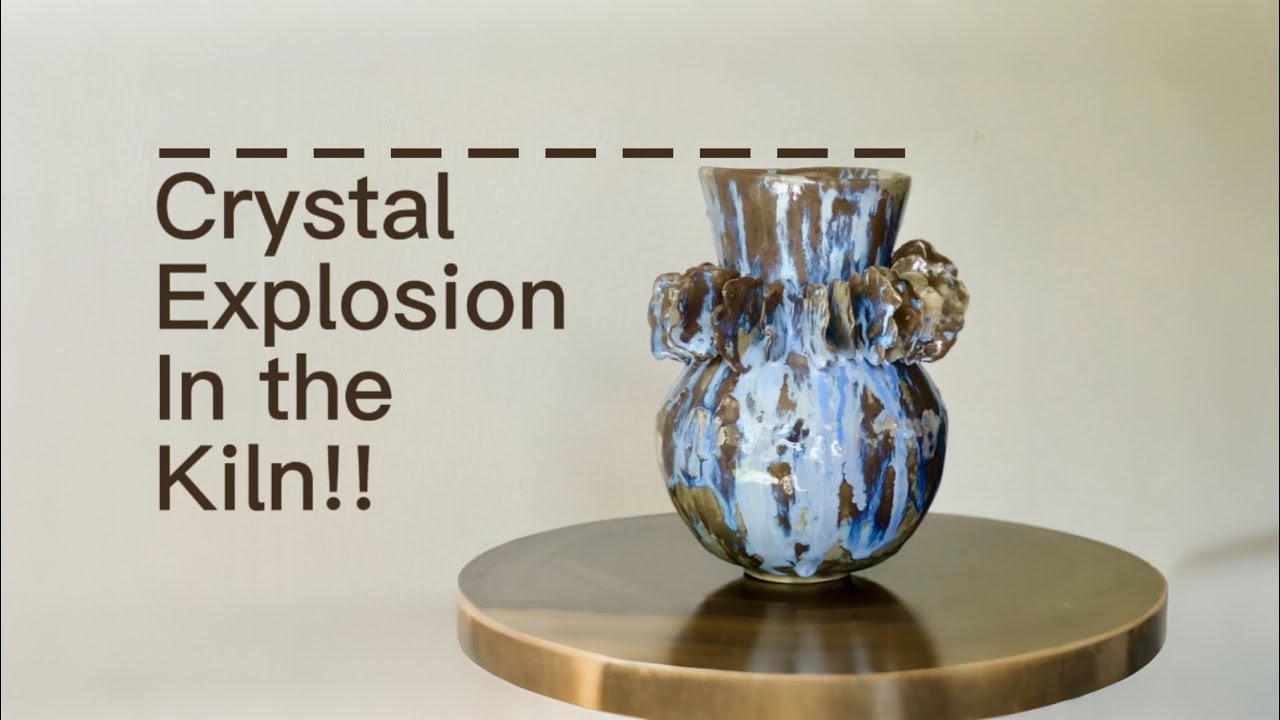 Watch This Glaze Bloom! | Ceramic Vase Process