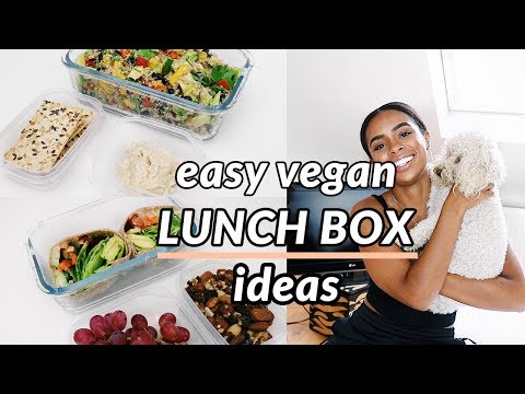 3 Easy Vegan Lunch Box Ideas | Meal Prep