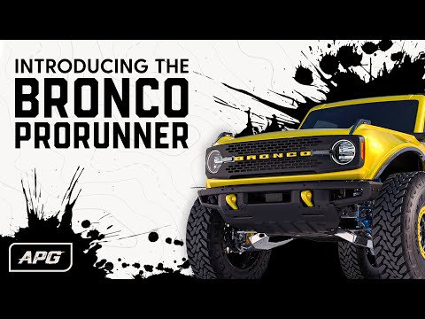 The Ford Bronco ProRunner by APG Is One Serious Off-Road Machine ...